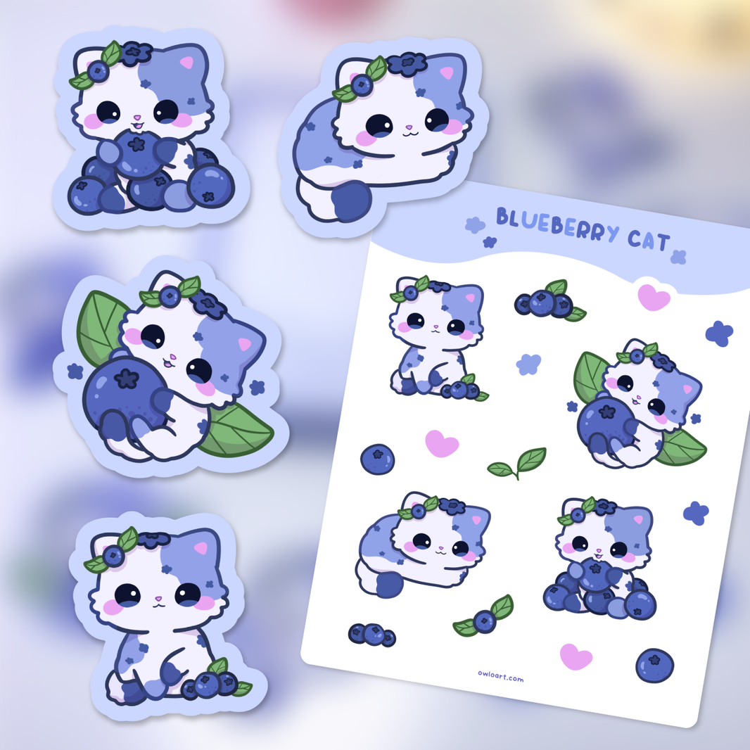 Blueberry Cat – owloArt